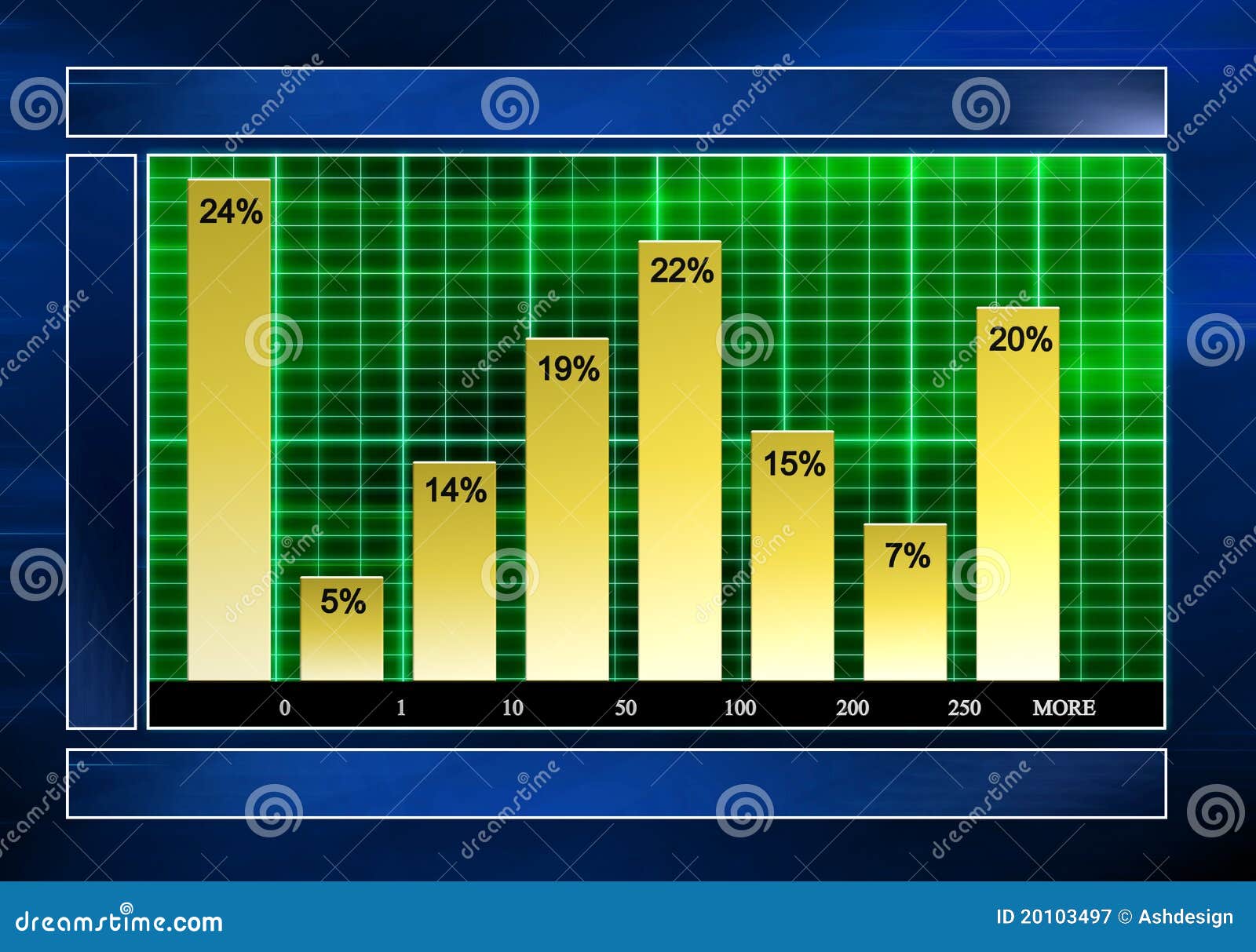 Popular Finance TV Show Screen Stock Illustration - Illustration of ...