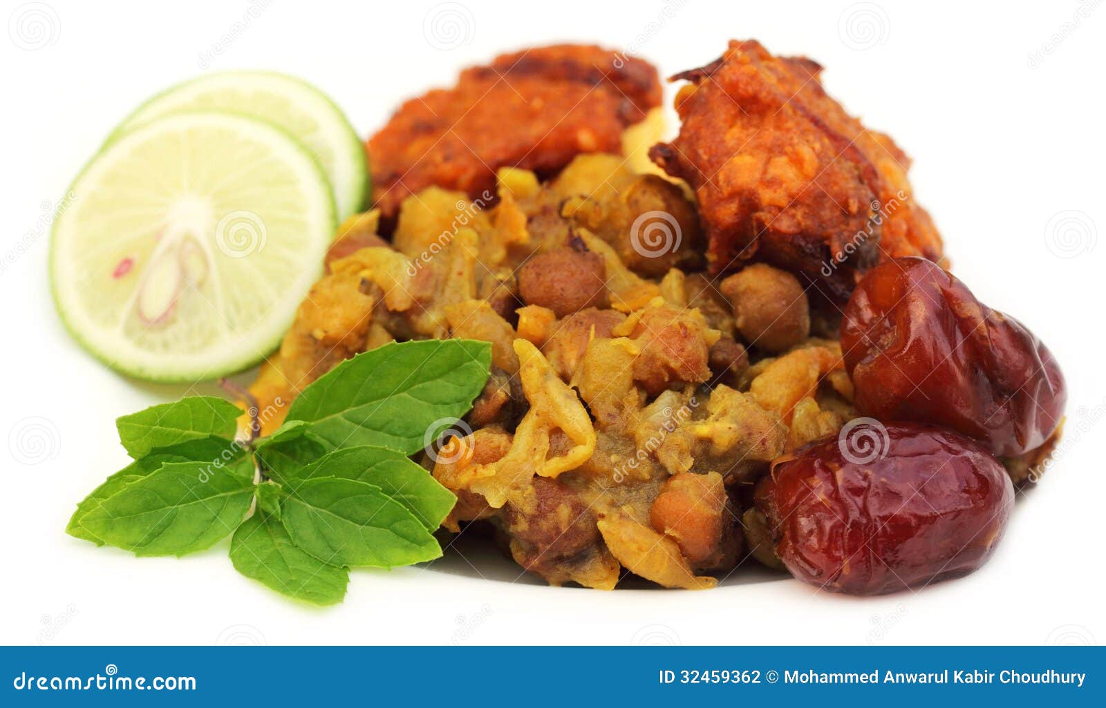 Popular Iftar Items for Holy Ramadan Stock Photo - Image of dated ...