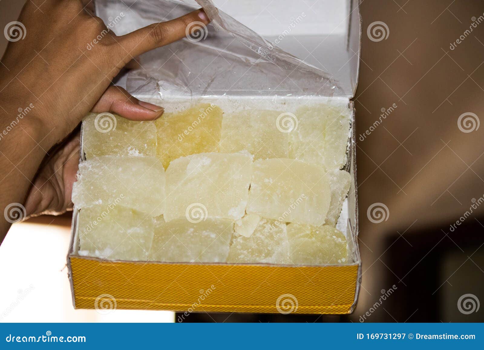 A Popular Indian Sweet Agra Ka Petha Stock Image - Image of agriculture ...