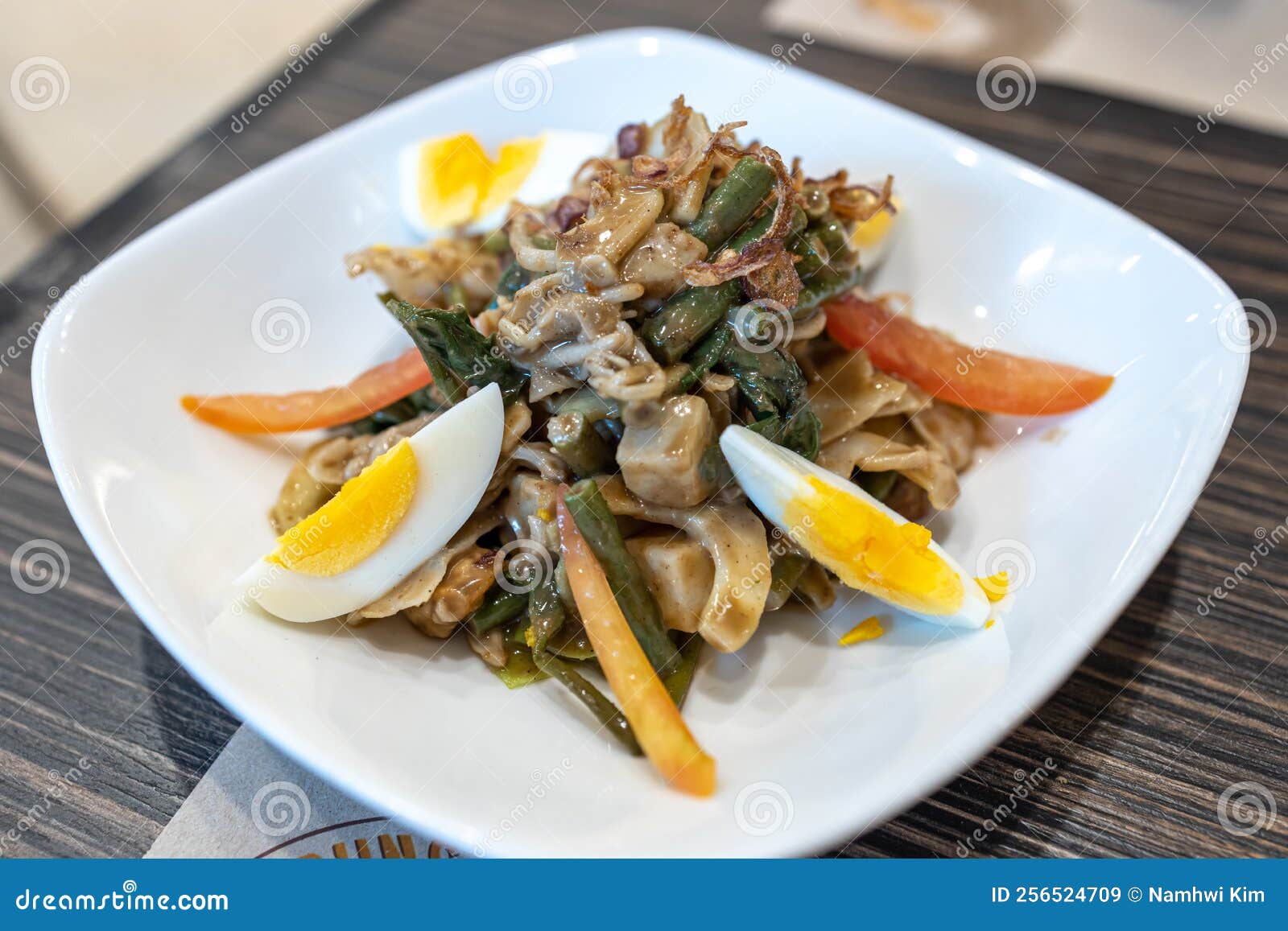 Popular Indonesian Vegetable Dish - Gado Gado Stock Image - Image of ...