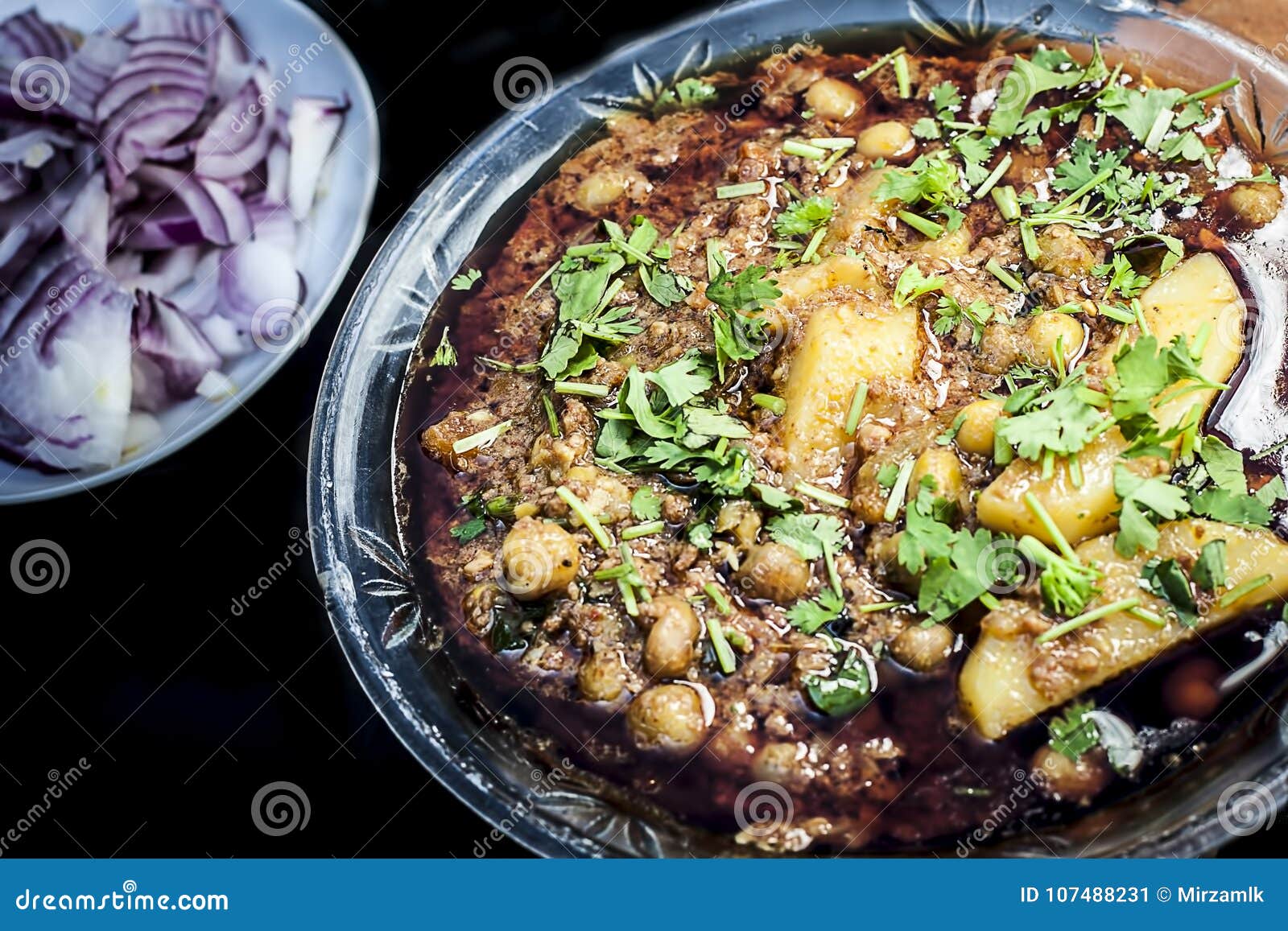 Keema Masala, Qeema Or Khima With Tomato And Ginger Served In Dish ...
