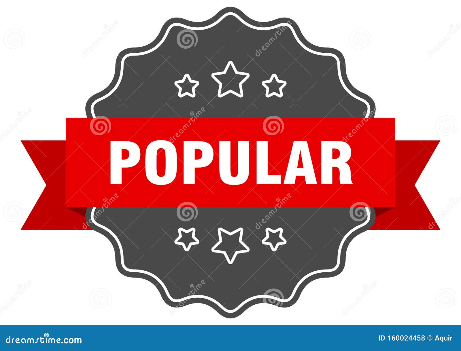 Popular label stock vector. Illustration of stamp, black - 160024458
