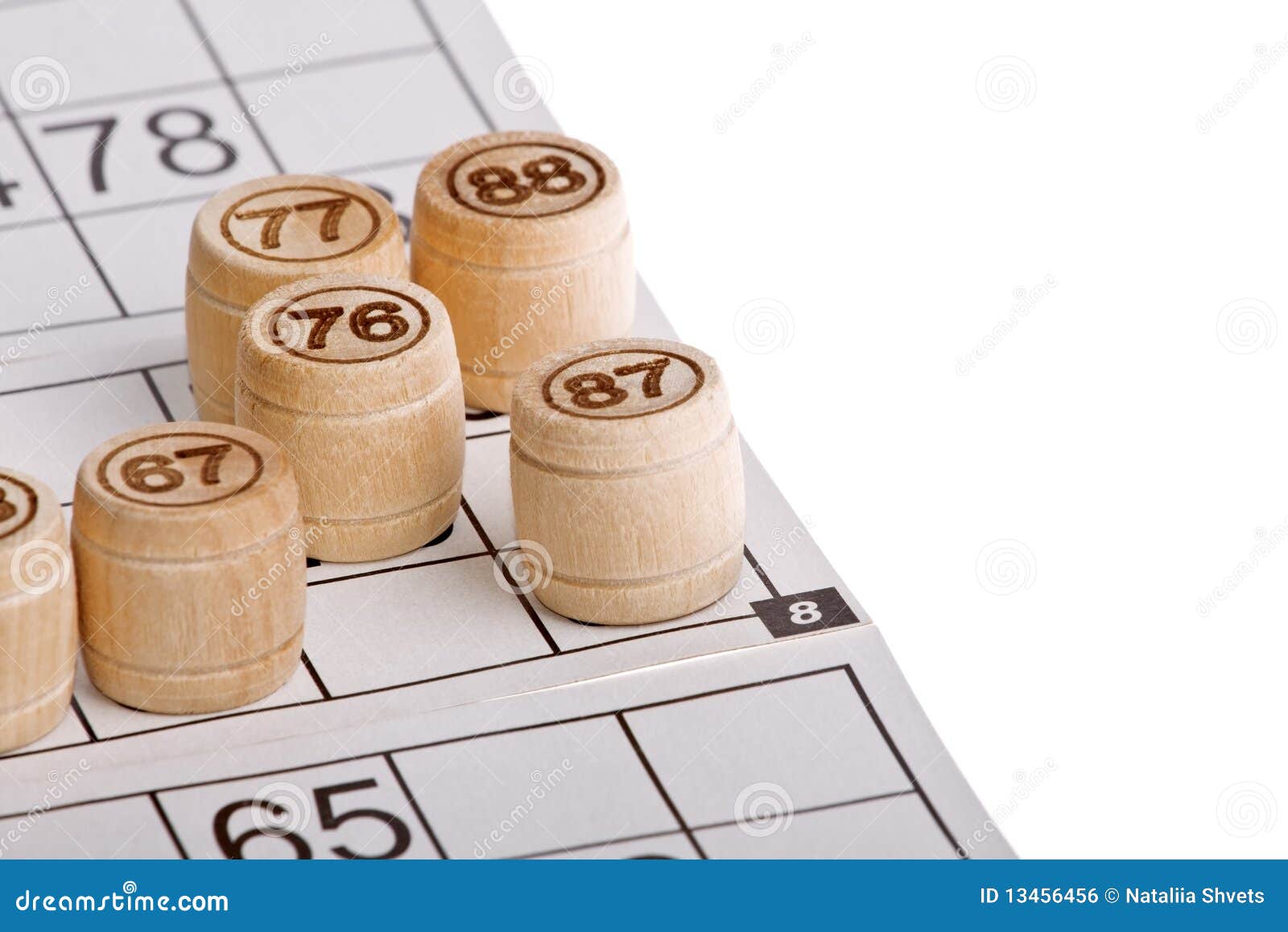 Popular National Game of a Lotto Stock Photo - Image of bingo, loss ...