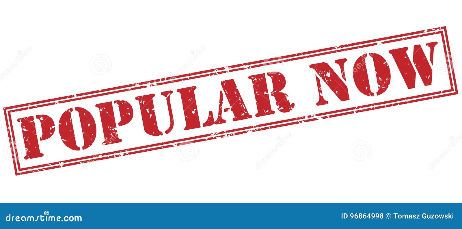 Popular now red stamp stock illustration. Illustration of stamp - 96864998