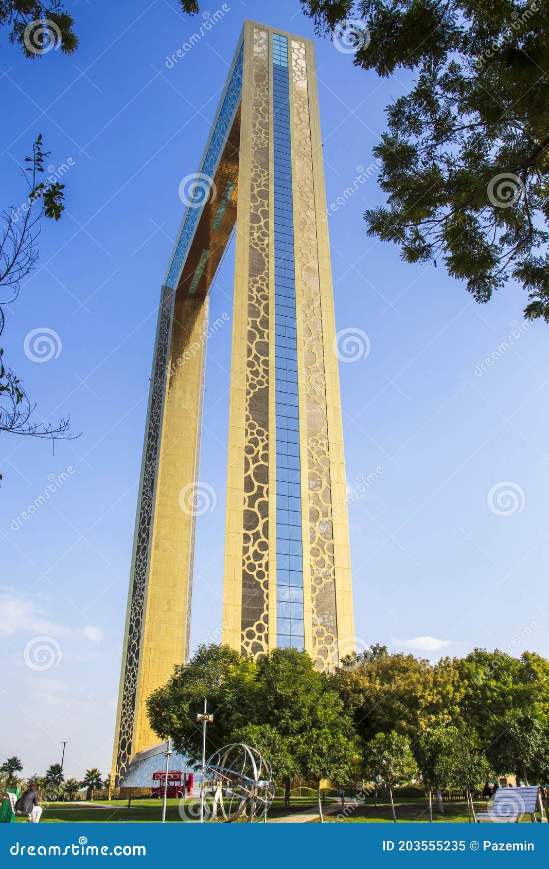 Popular Sightseeing and Attraction Building Known As Dubai Frame. UAE ...