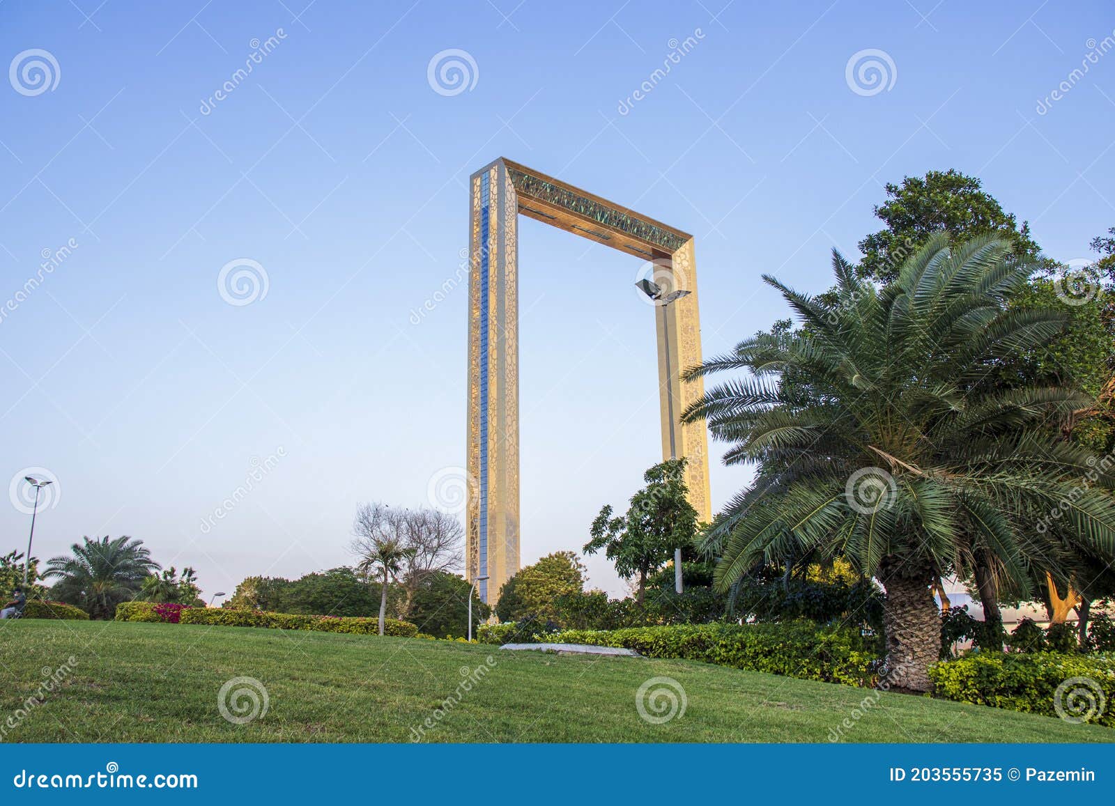 Popular Sightseeing and Attraction Building Known As Dubai Frame. UAE ...