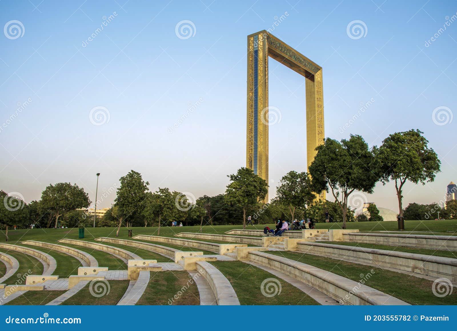 Popular Sightseeing and Attraction Building Known As Dubai Frame. UAE ...