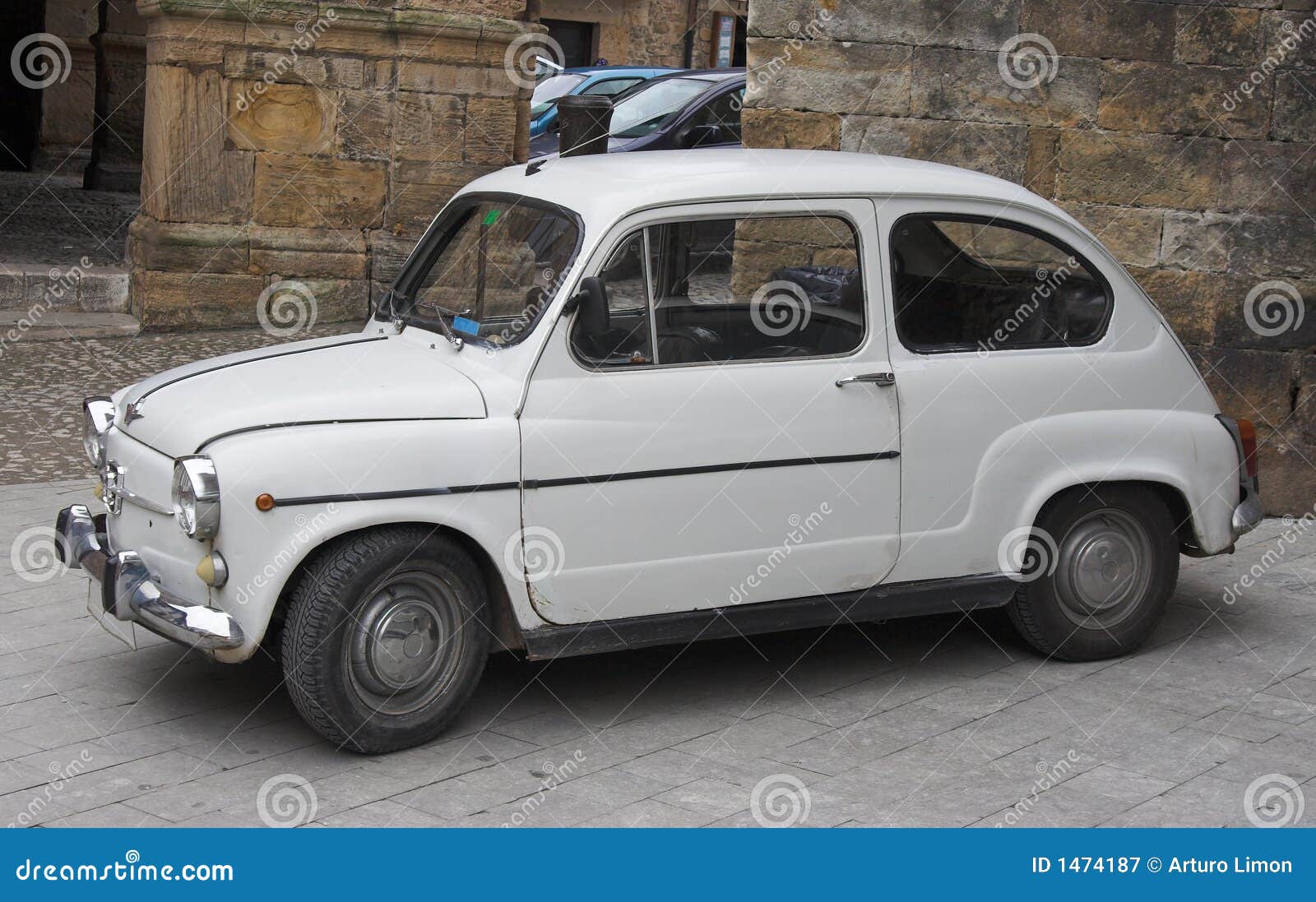 Popular Small Family Spanish Car Stock Image - Image of engine, classic ...