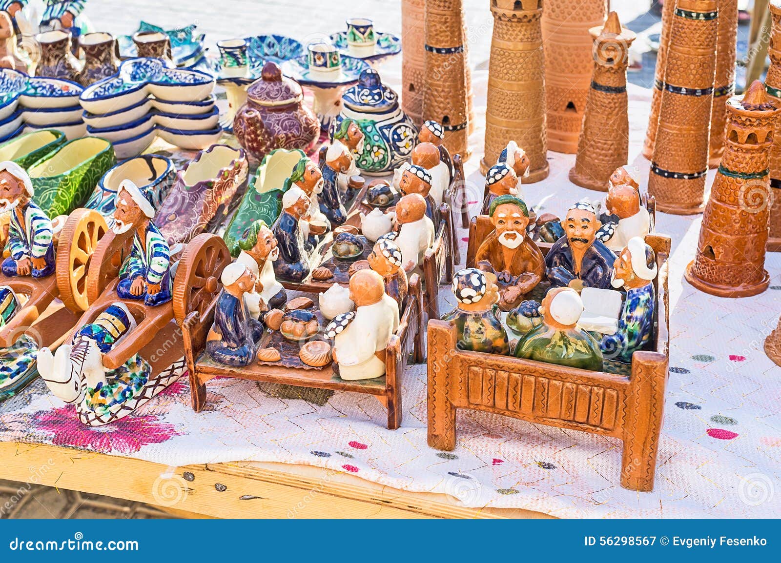 The popular souvenirs stock image. Image of center, pottery - 56298567