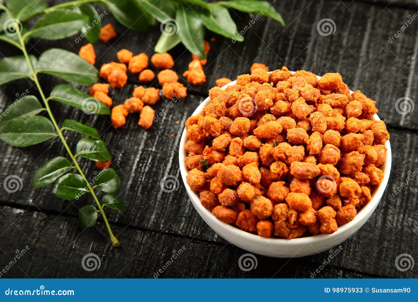 Popular Spicy Coated Peanuts. Stock Image - Image of buffet, nuts: 98975933