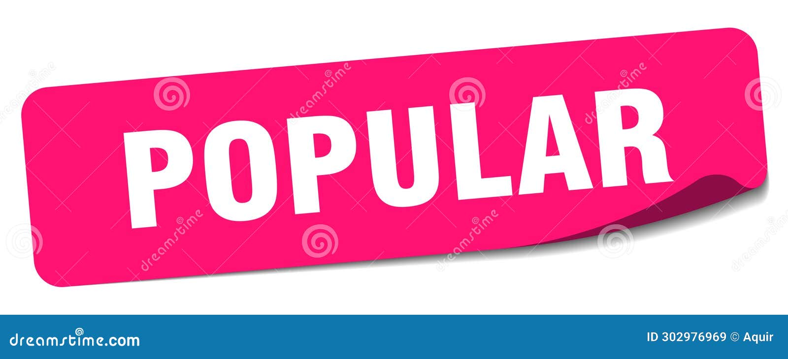 Popular Sticker. Popular Label Stock Vector - Illustration of vector ...