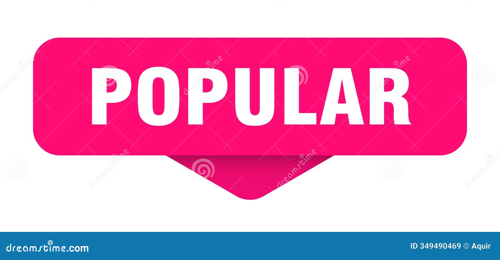 Popular Sticker. Popular Sign on Transparent Background Stock Vector ...