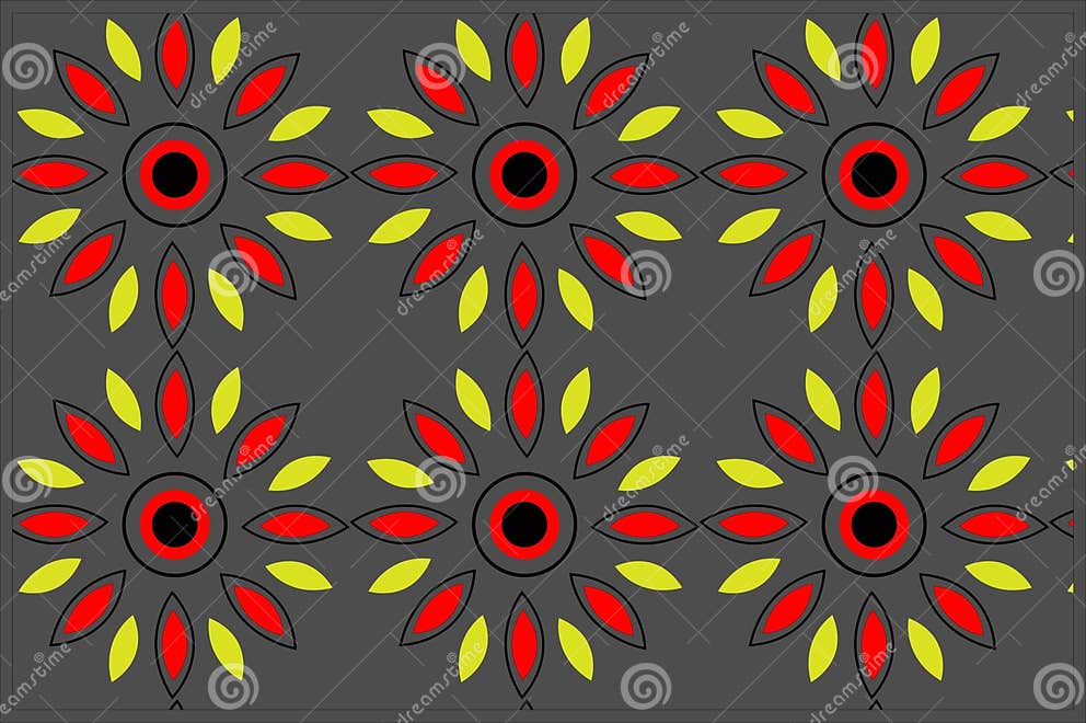 Popular Styles of Geometric Pattern Design Stock Illustration ...