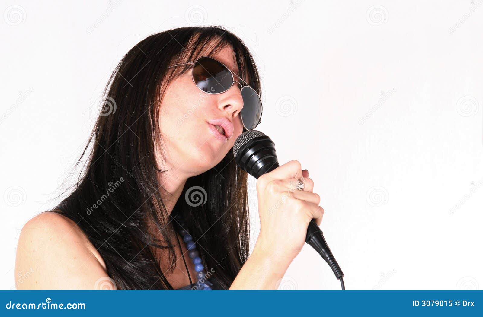 Popular Woman Music Performer Stock Image - Image of concept ...