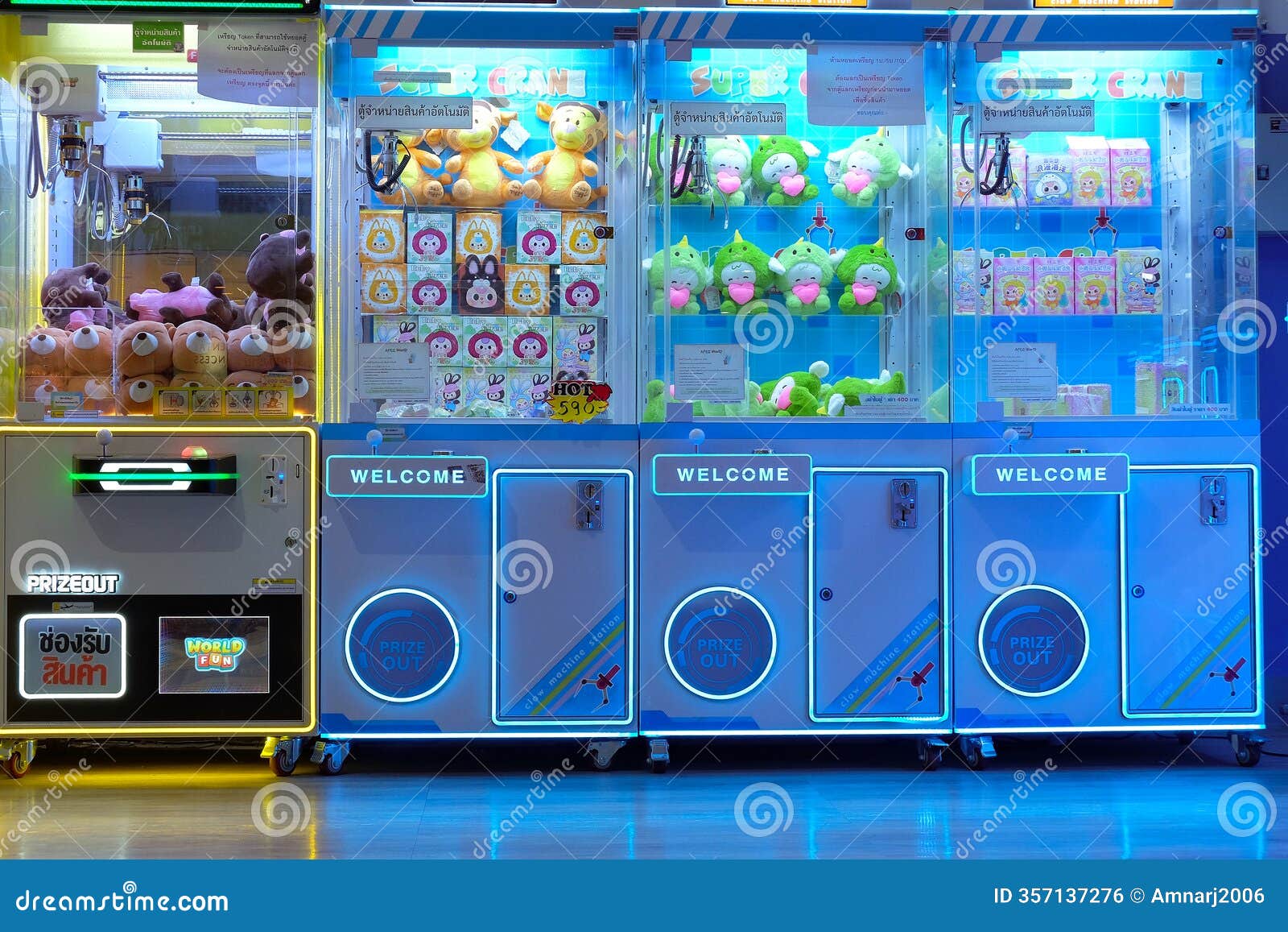 Claw Machines are Cheaper and Easier in Changrai,Thailand -23 Jan 2025 ...