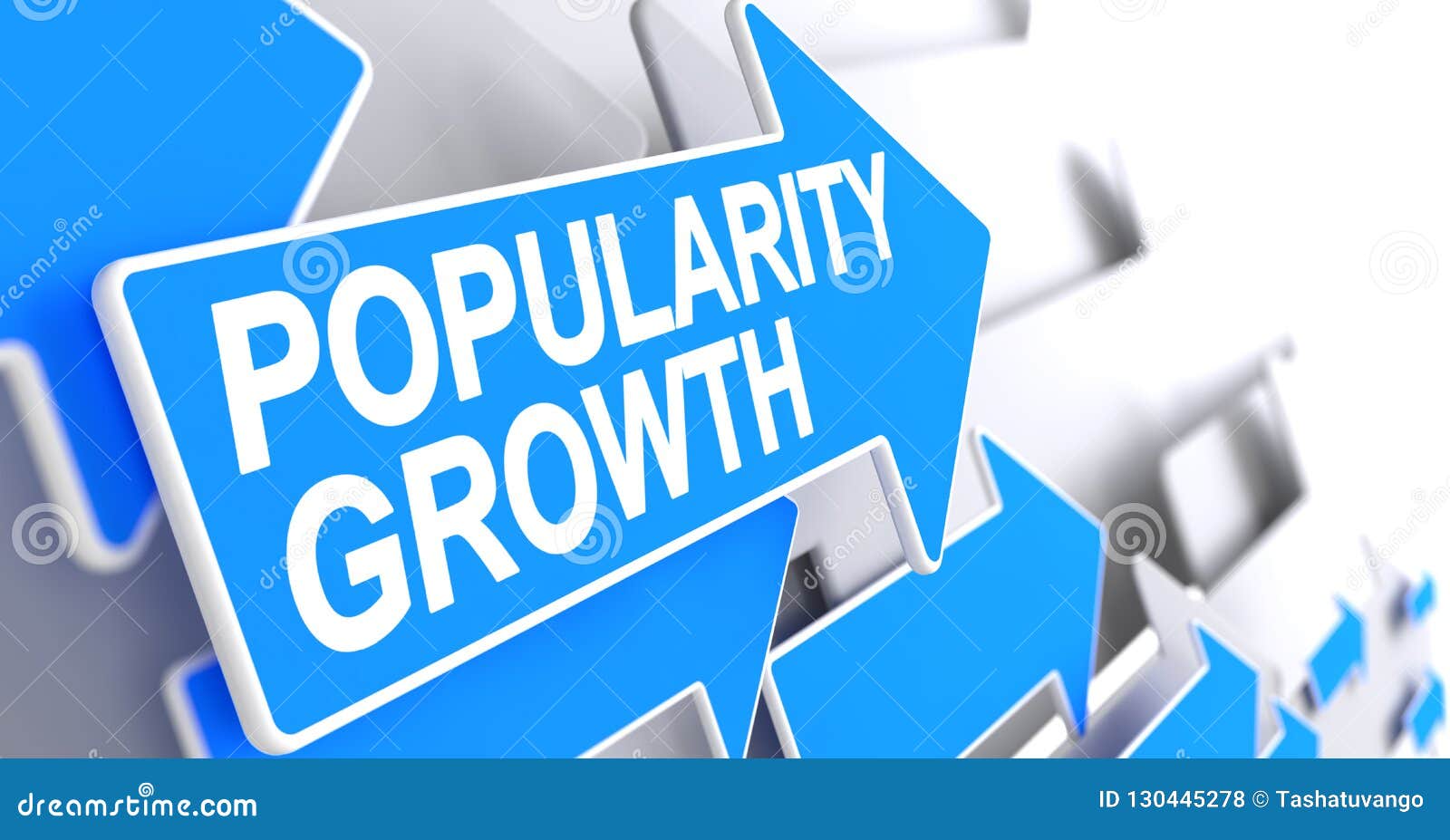 Popularity Growth - Text On The Blue Pointer. 3D. Royalty-Free Stock ... Popularity Growth - Text On The Blue Pointer. 3D. Royalty-Free Stock ...