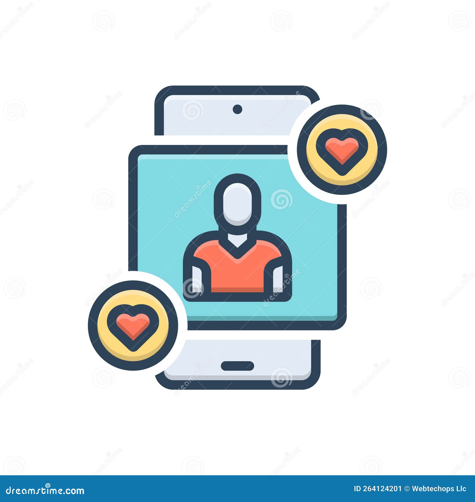 Color Illustration Icon for Popularity, Fame and Prominence Stock ...