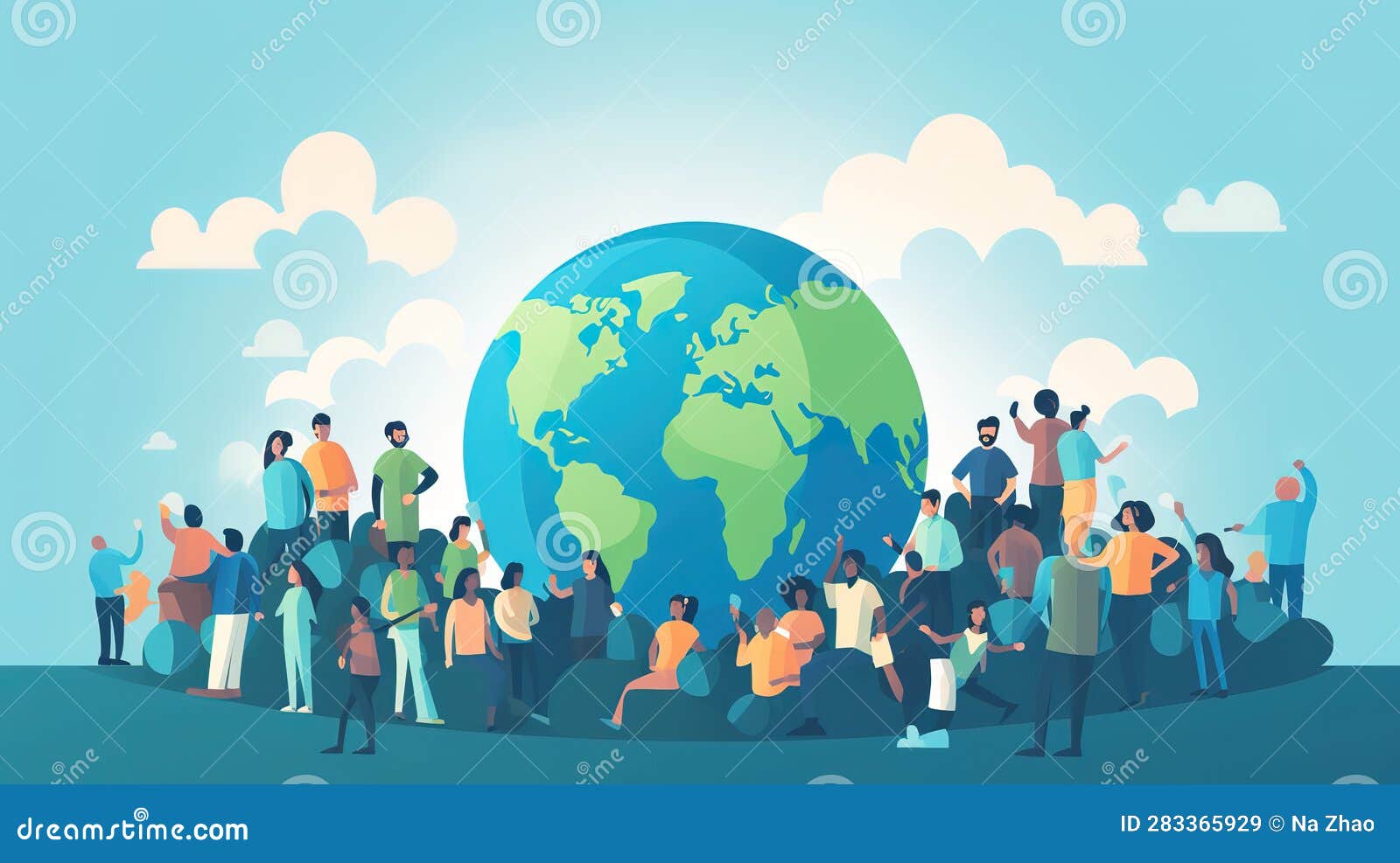 World Population Day Illustrations Generated from Population ...