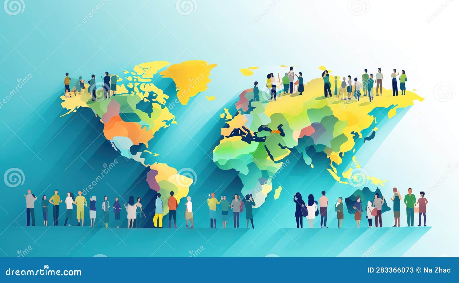 World Population Day Illustrations Generated from Population ...