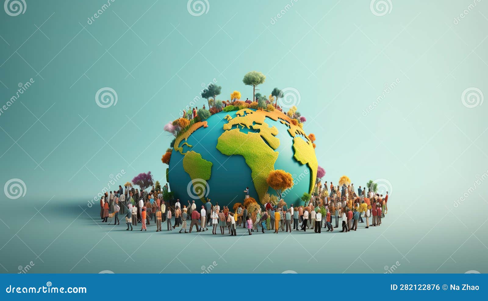 World Population Day Illustrations Generated from Population ...