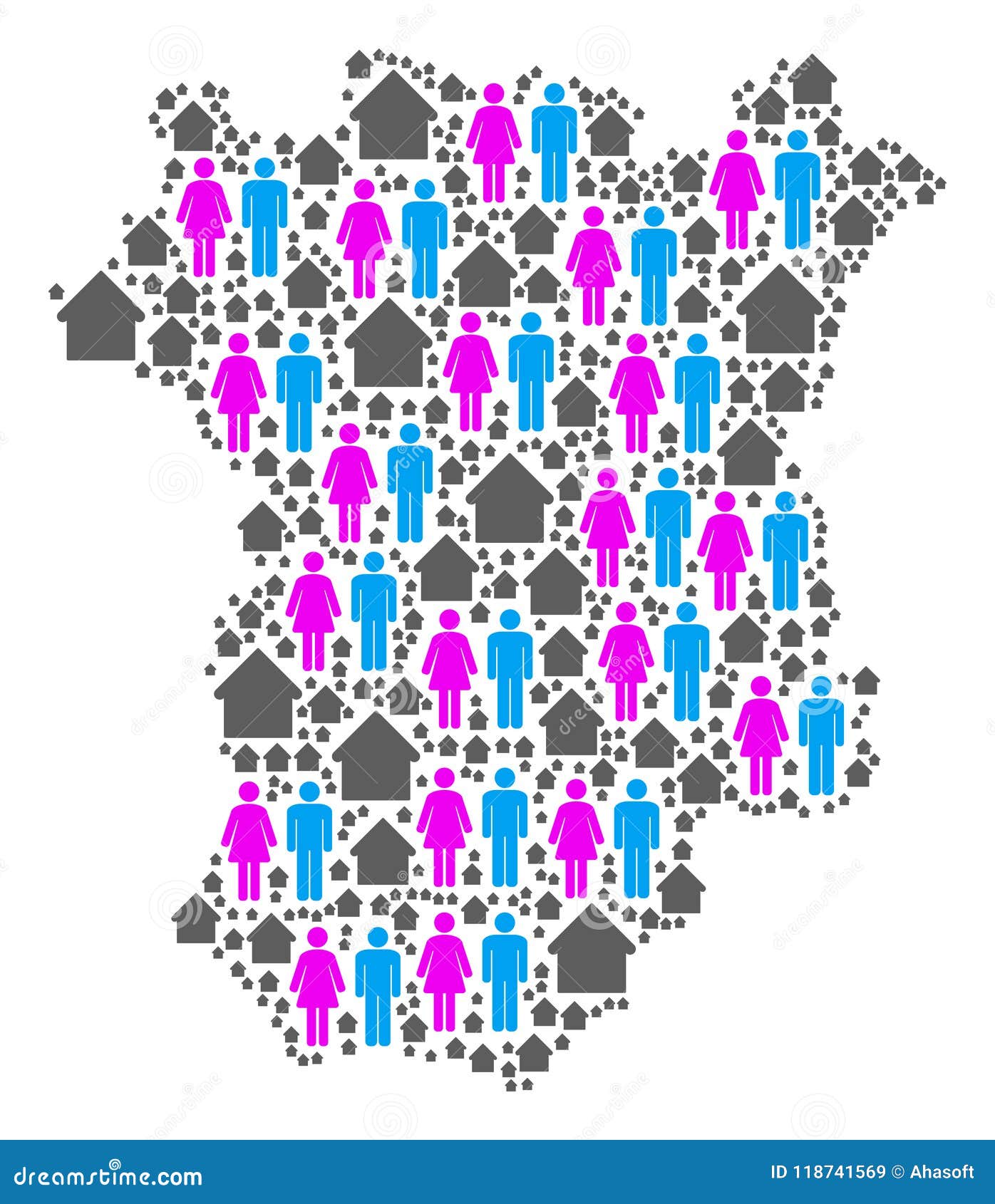 Population Chechnya Map stock vector. Illustration of collage - 118741569