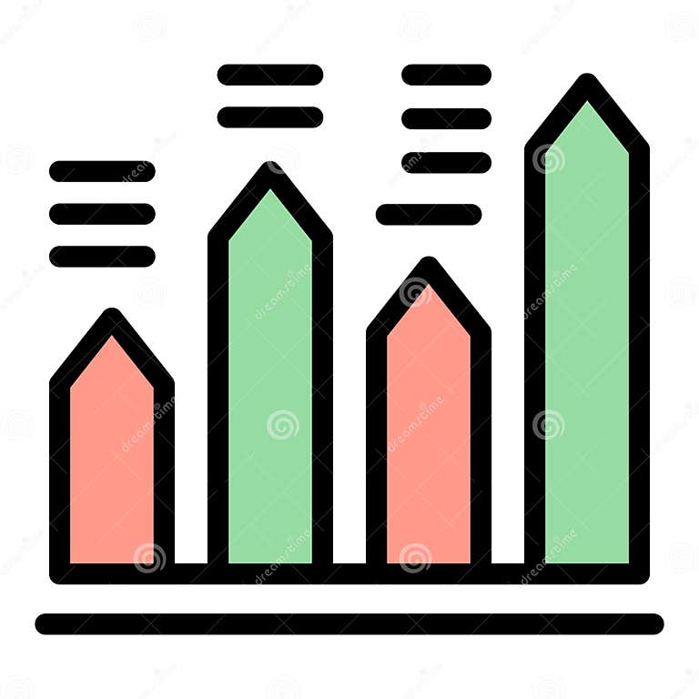 Population Graph Icon Vector Flat Stock Vector - Illustration of elder ...