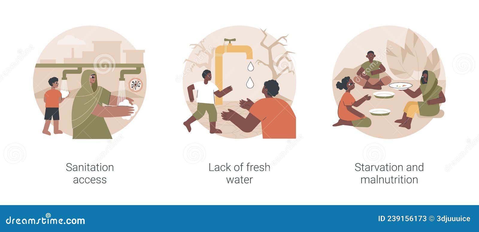 Population Problems Abstract Concept Vector Illustrations. Stock Vector ...