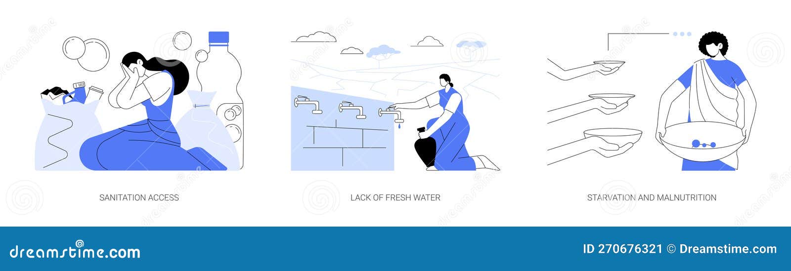 Population Problems Abstract Concept Vector Illustrations. Stock Vector ...