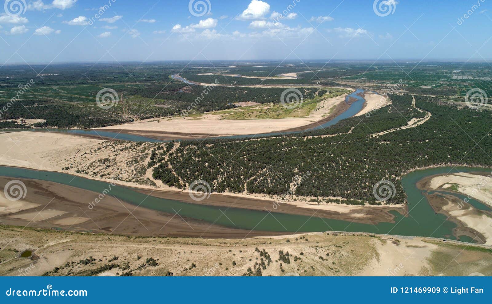 Populus Euphratica Wald in Der Tarim-Becken Stockbild - Bild von ming ...