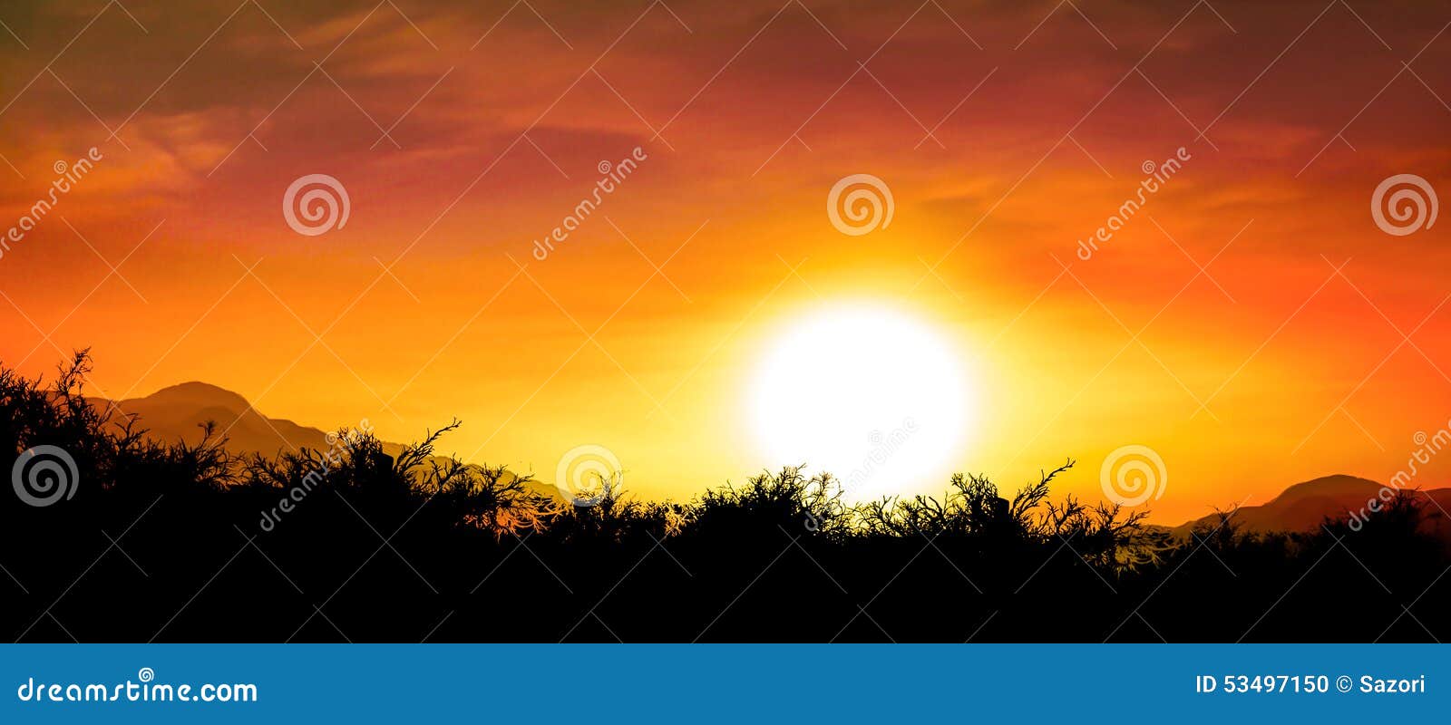 Por do sol bonito do céu foto de stock. Imagem de arte - 53497150