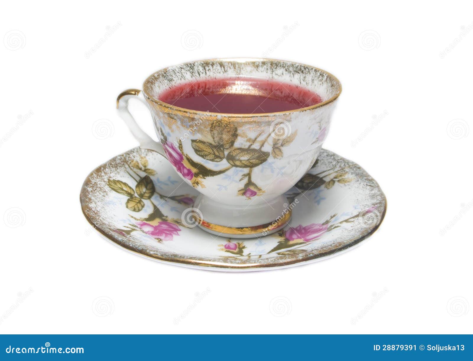 Porcelain cup of red tea stock image. Image of dishware - 28879391