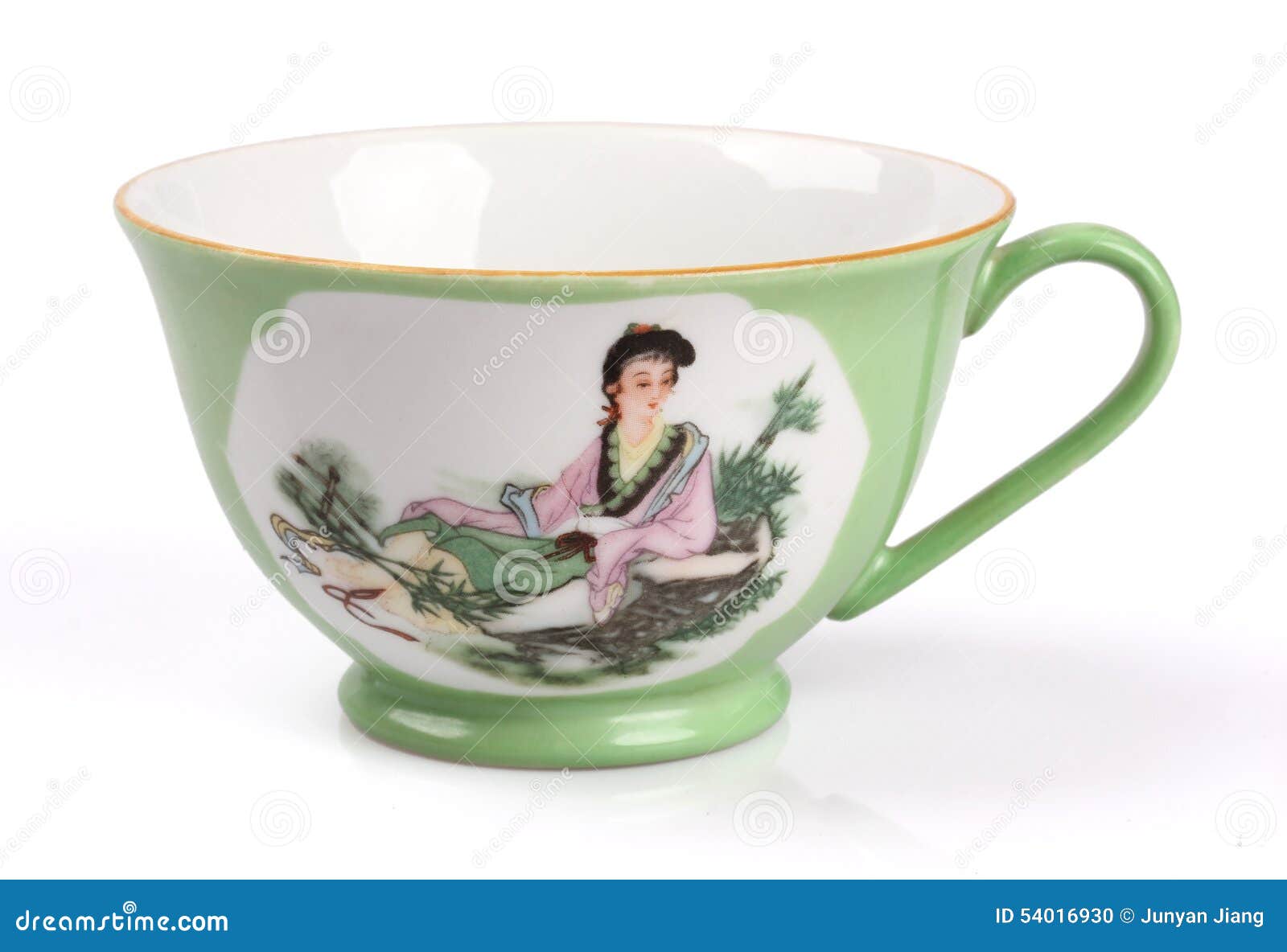 Porcelain teacup stock photo. Image of cappuccino, chocolate - 54016930