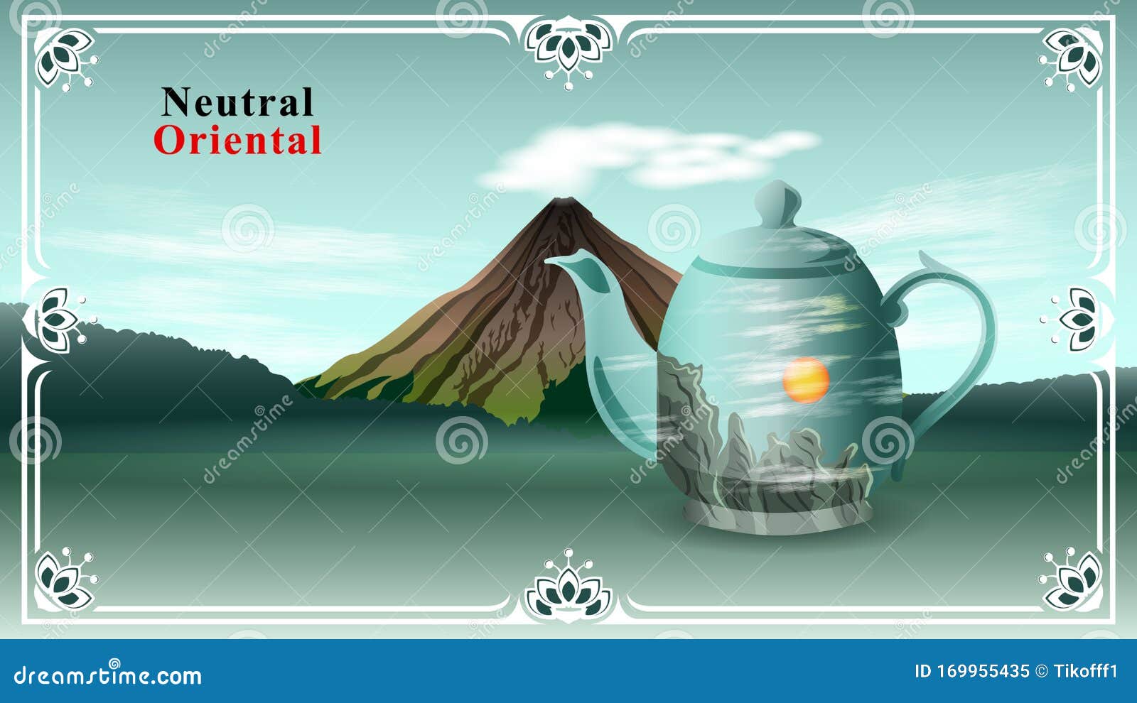 Volcano Frame Royalty-Free Stock Photography | CartoonDealer.com #5678681