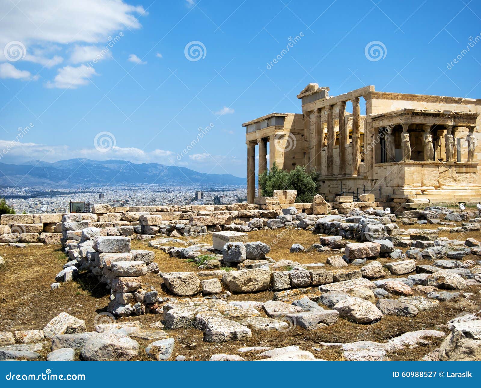 Porch of Caryatides stock image. Image of decoration - 60988527