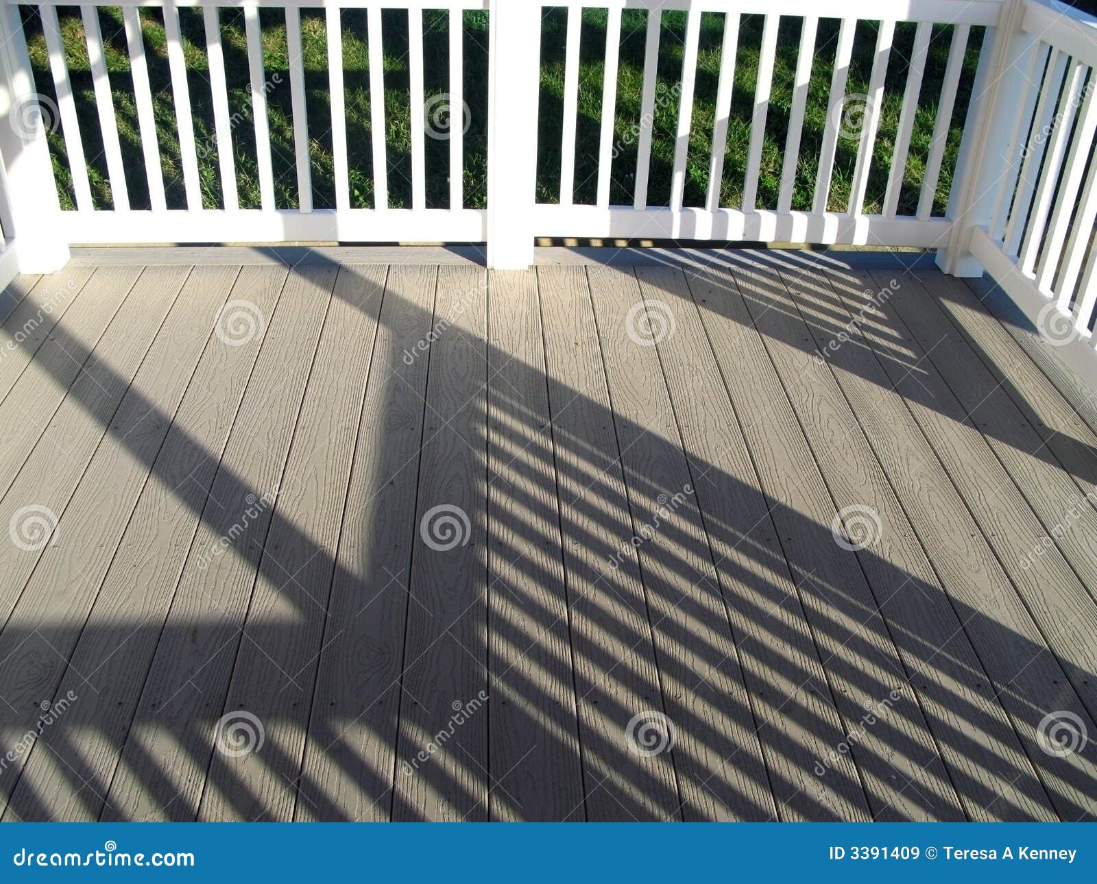 Porch Floor stock image. Image of architectural, posts - 3391409