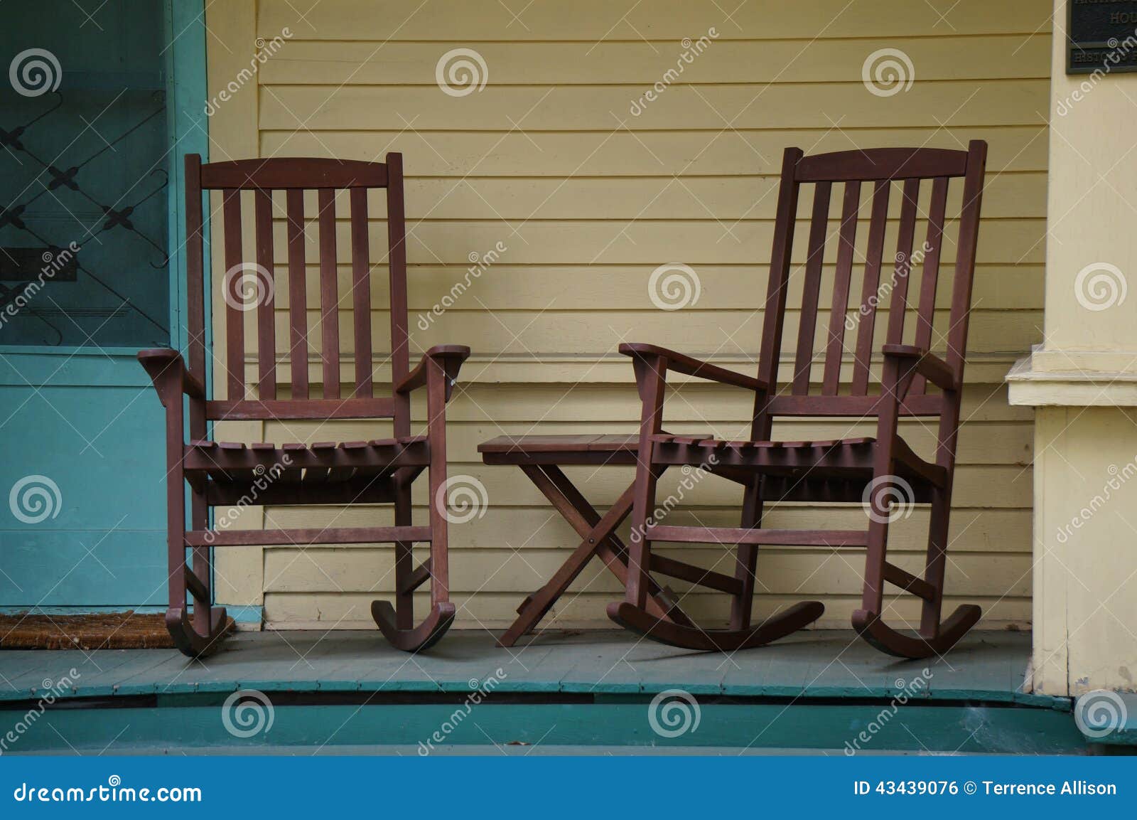 Porch rocking chairs stock photo. Image of home, porch - 43439076