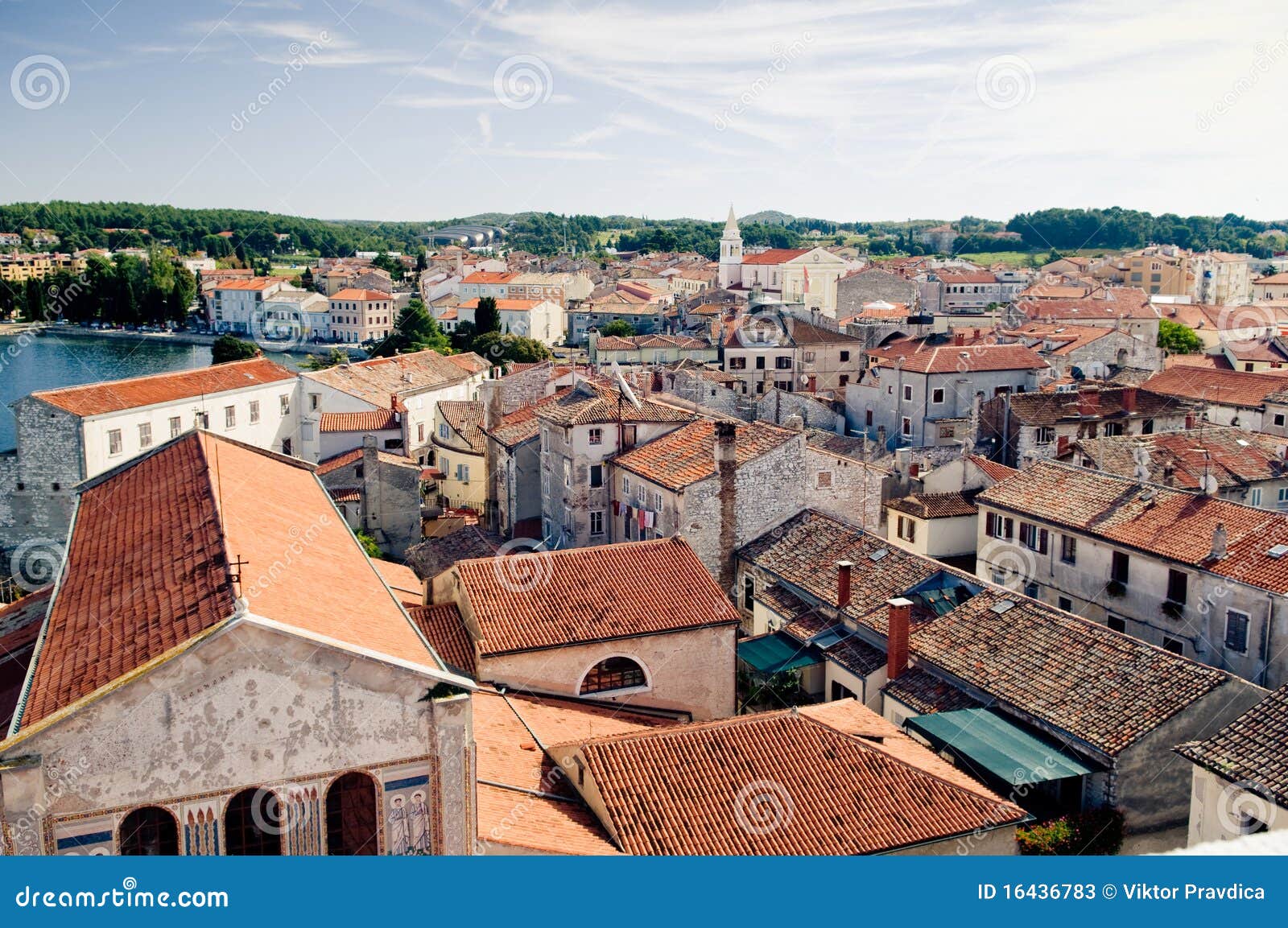 Porec, Croatia. stock image. Image of historic, adriatic - 16436783