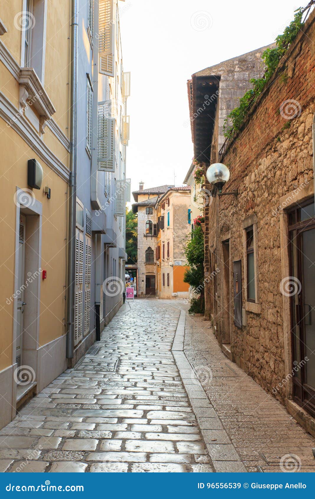 Porec, old town stock image. Image of town, street, croatia - 96556539