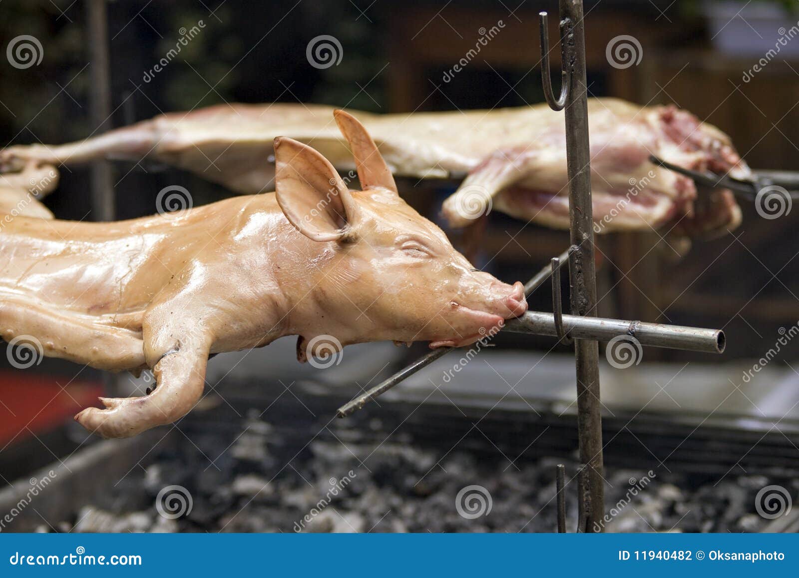 Pork stock photo. Image of roasted, party, food, cookout - 11940482