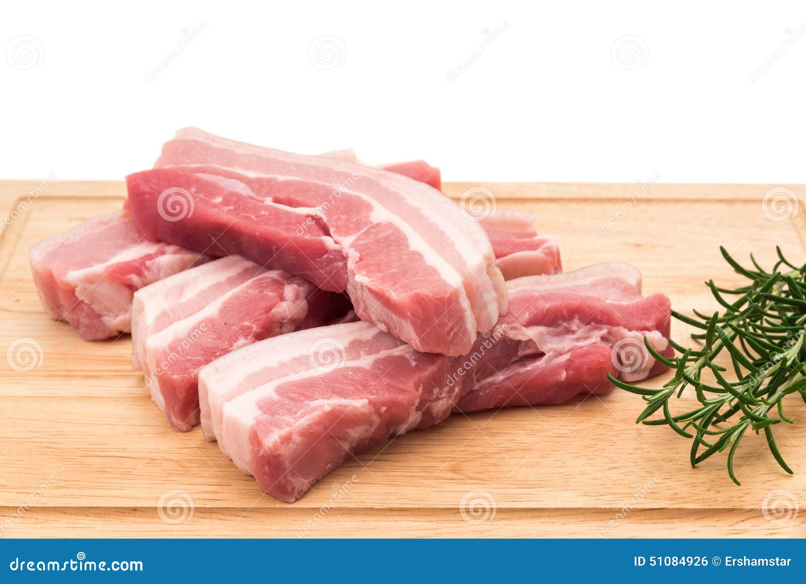 Pork belly slices stock photo. Image of pork, meat, loin - 51084926