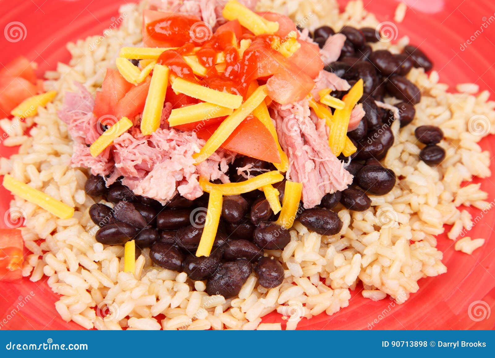 Pork Black Beans and Rice stock photo. Image of fresh - 90713898