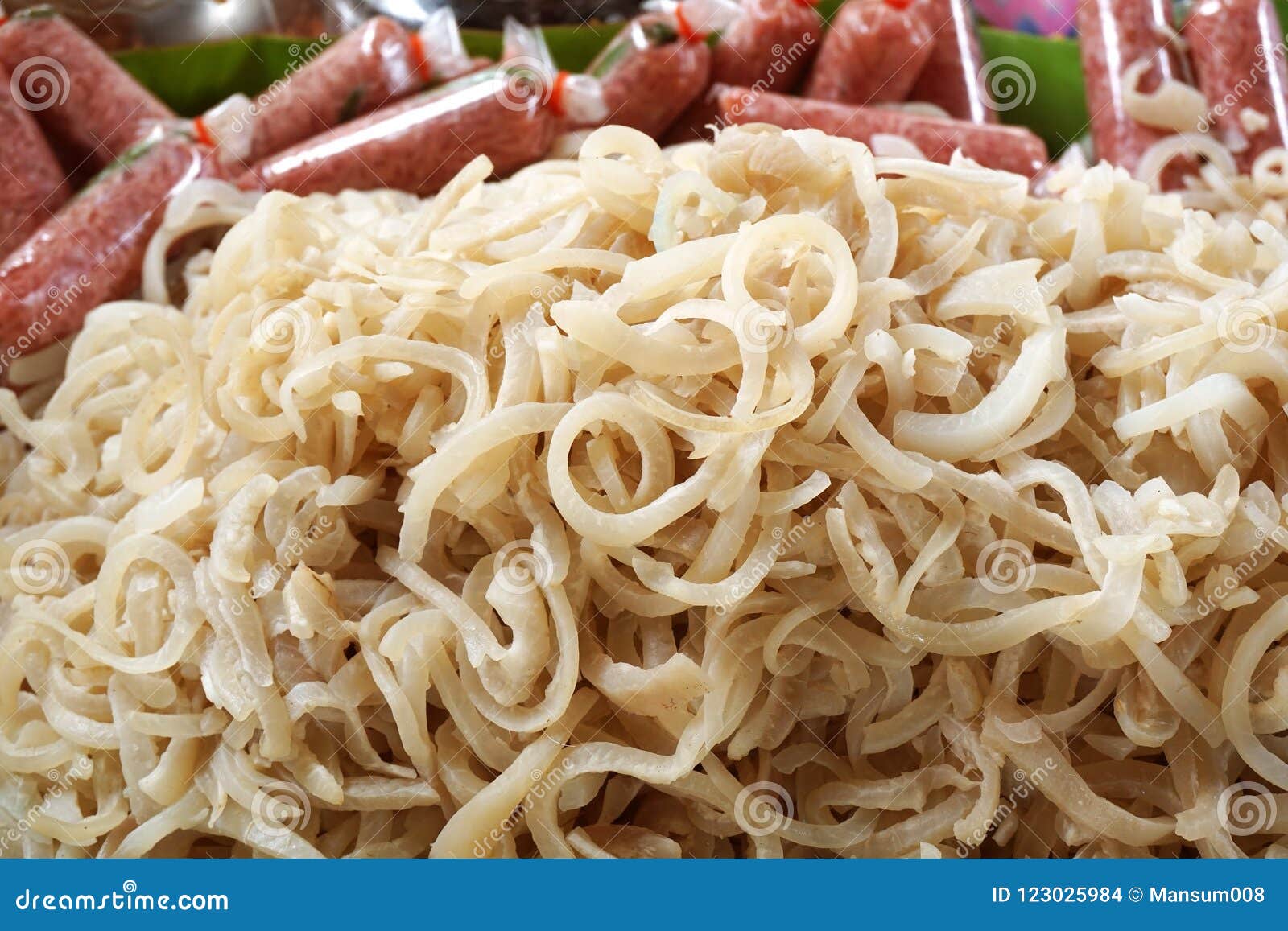 Pork boiled skin slice stock photo. Image of slice, tasty - 123025984