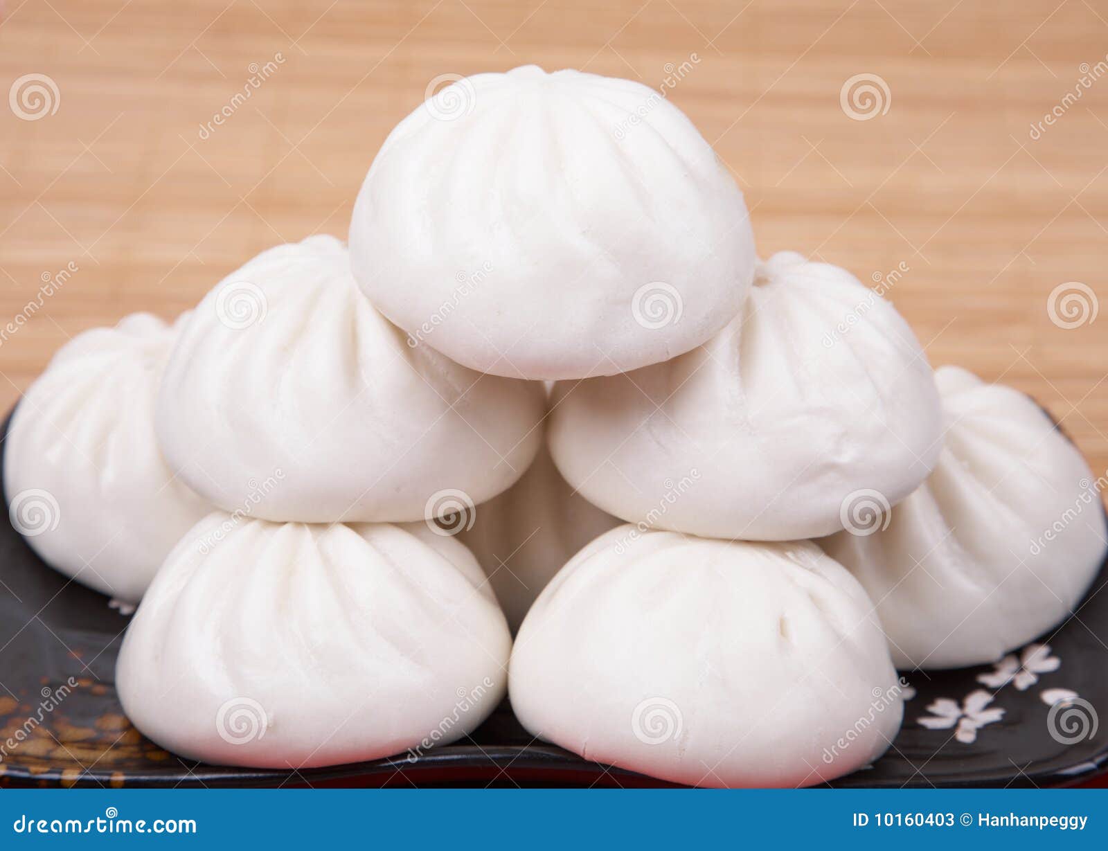 Pork bun stock image. Image of chinese, breakfast, dish - 10160403