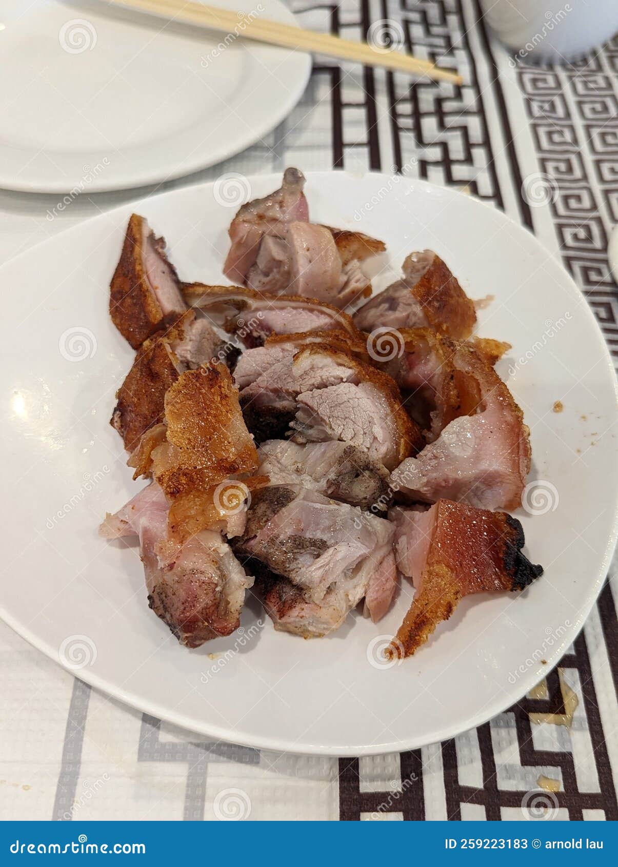 Pork Chinese Fried Skin Dim Sum Stock Image - Image of fish, dessert ...
