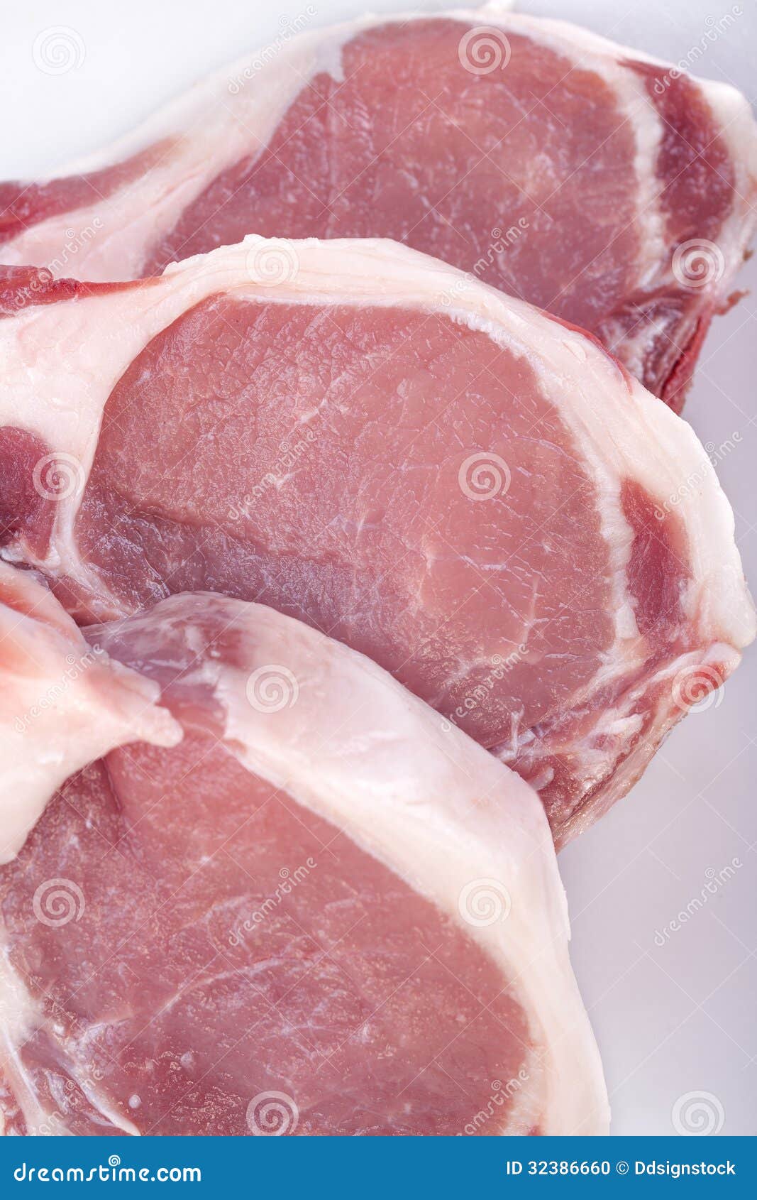 Pork chops stock photo. Image of fresh, grocery, lunch - 32386660