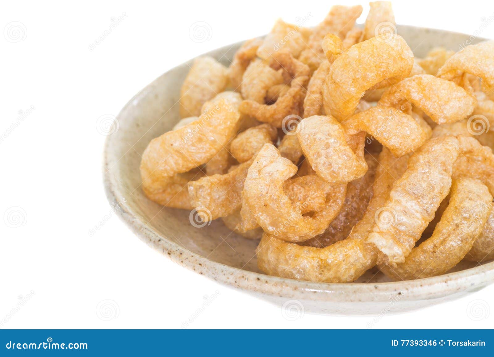 Pork crackling stock photo. Image of junk, rind, pickled - 77393346