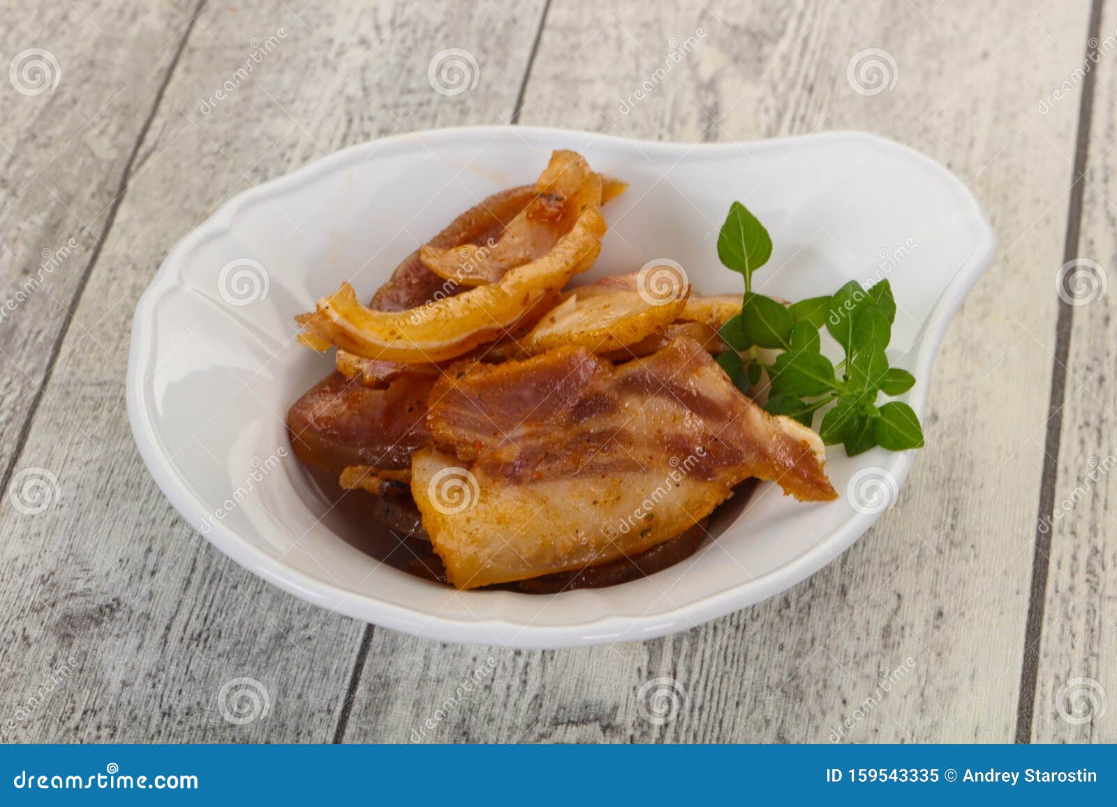Pork ear snack stock image. Image of meal, meat, gourmet - 159543335