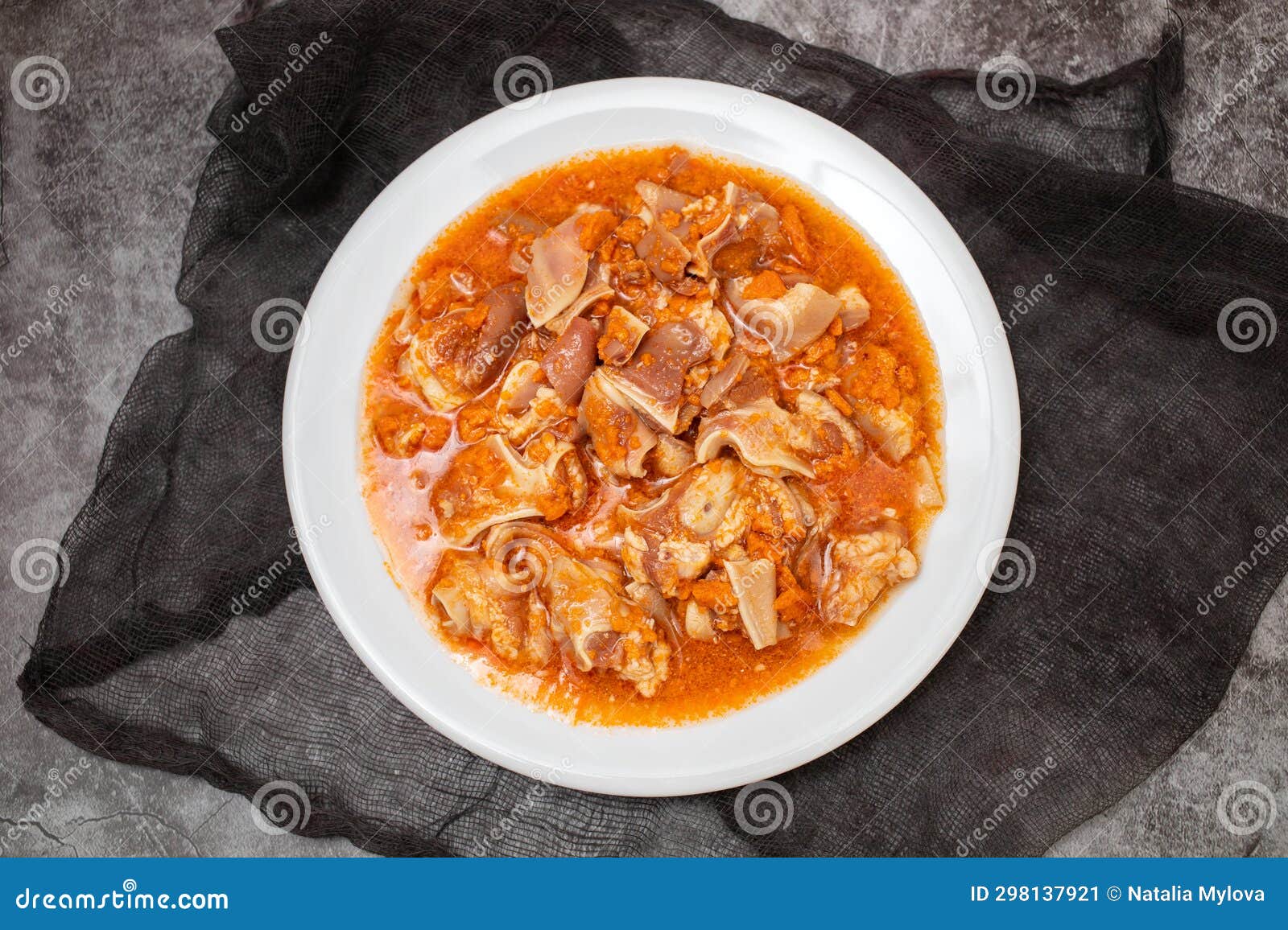 Pork Ear, Typical Spanish Gastronomy Stock Image - Image of nutrition ...