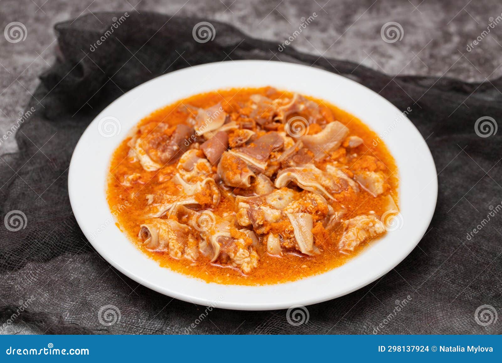 Pork Ear, Typical Spanish Gastronomy Stock Photo - Image of appetizer ...