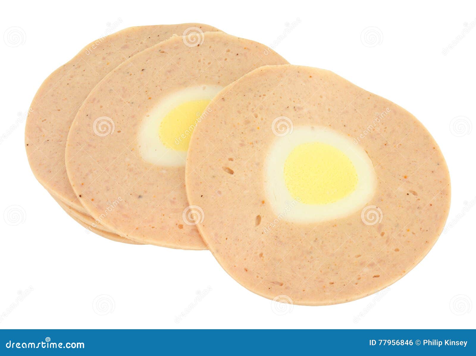 Pork and Egg Roll Slices stock photo. Image of roll, cheap - 77956846
